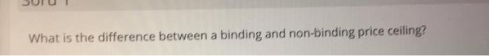 Solved What is the difference between a binding and | Chegg.com