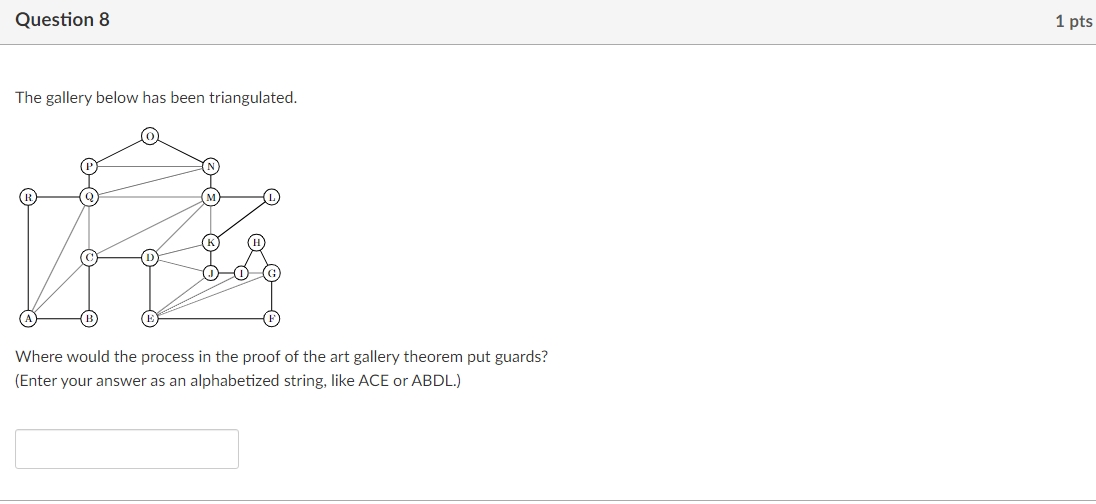 Solved Question 8The gallery below has been | Chegg.com