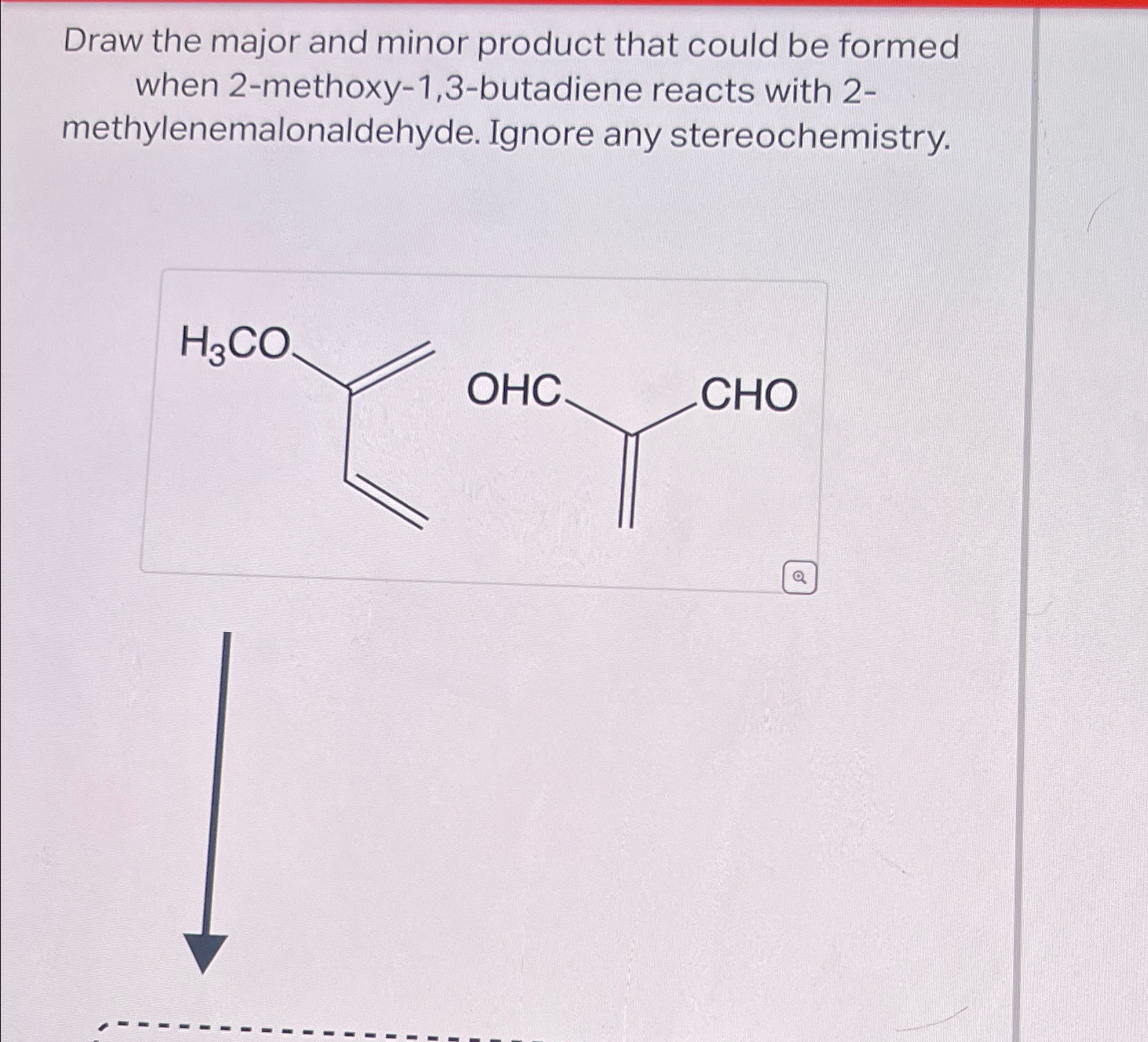 Solved Draw the major and minor product that could be formed | Chegg.com