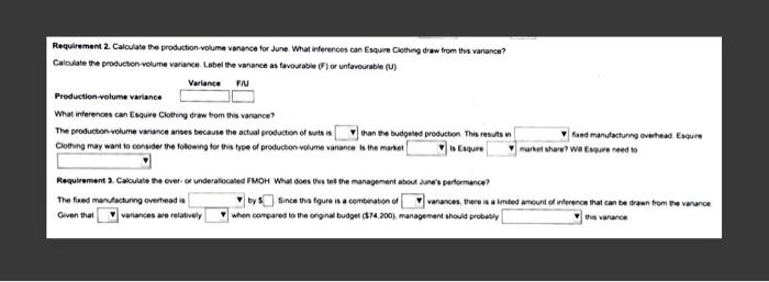 Solved Required 1. Calculate the rate variance for FMOH. | Chegg.com