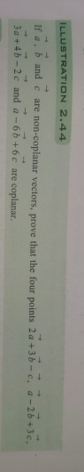 Solved ILLUSTRATION 2.44If vec(a),vec(b) ﻿and vec(c) ﻿are | Chegg.com