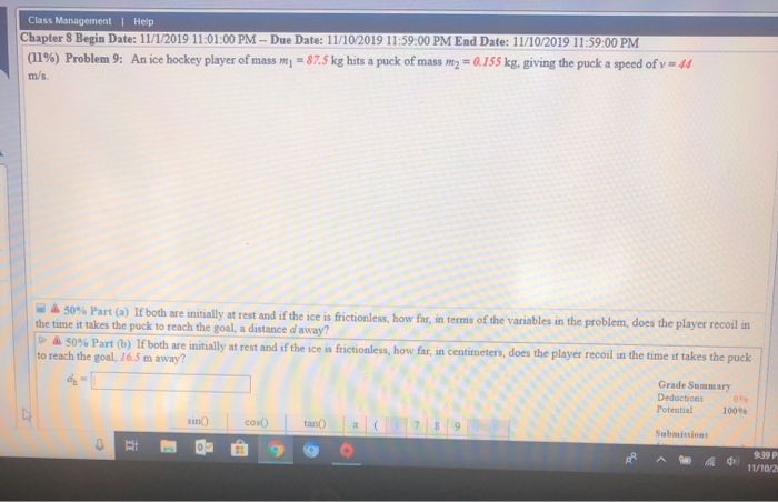 Solved Class Management | Help Chapter 8 Begin Date: | Chegg.com