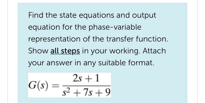 Solved Find the state equations and output equation for the | Chegg.com