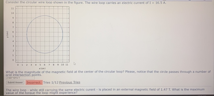 Solved Consider the circular wire loop shown in the figure. | Chegg.com