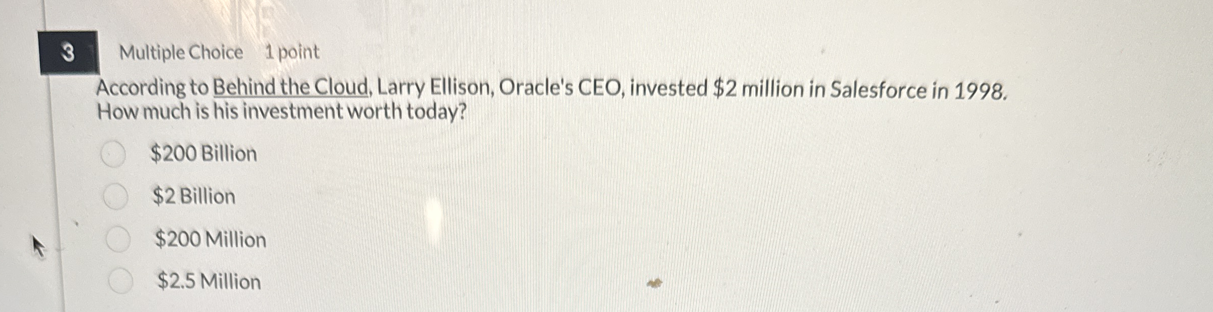 Solved 3Multiple Choice1 ﻿pointAccording to Behind the | Chegg.com