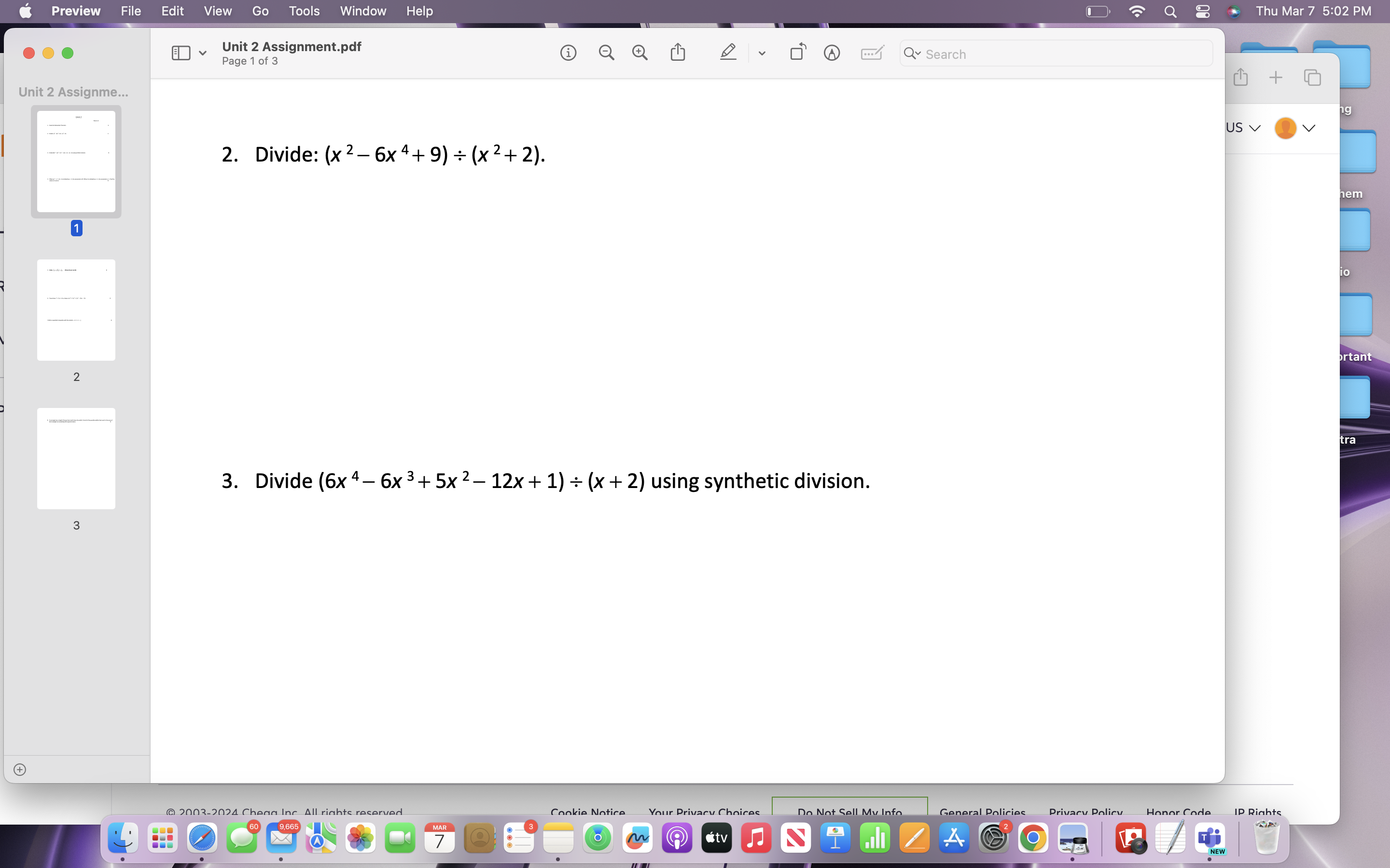 Solved Answer these questions ASAP1)Divide: | Chegg.com