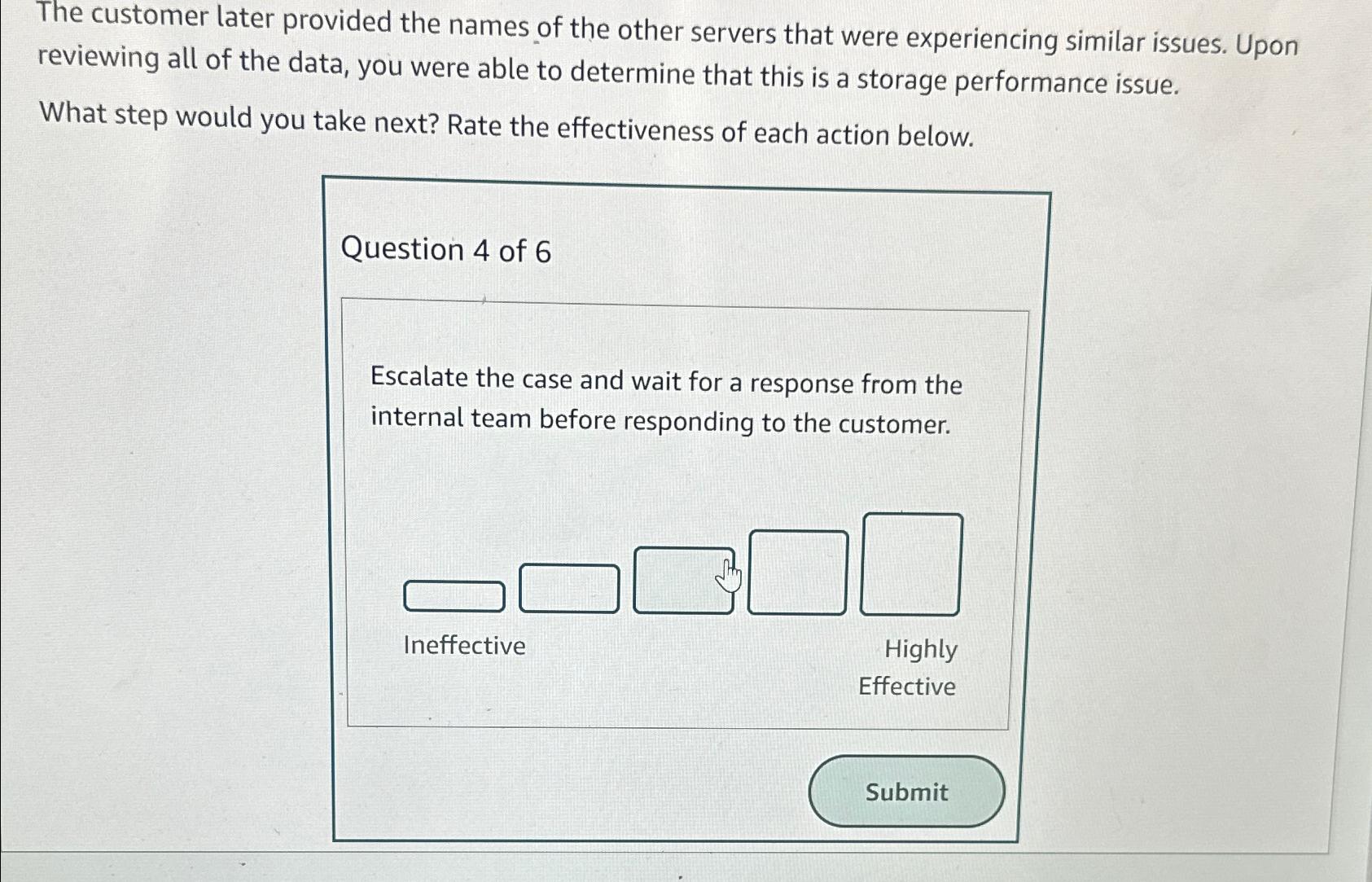 Solved The customer later provided the names of the other | Chegg.com