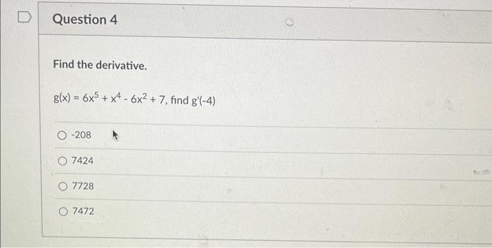 Solved Use the differentiation feature on a graphing | Chegg.com