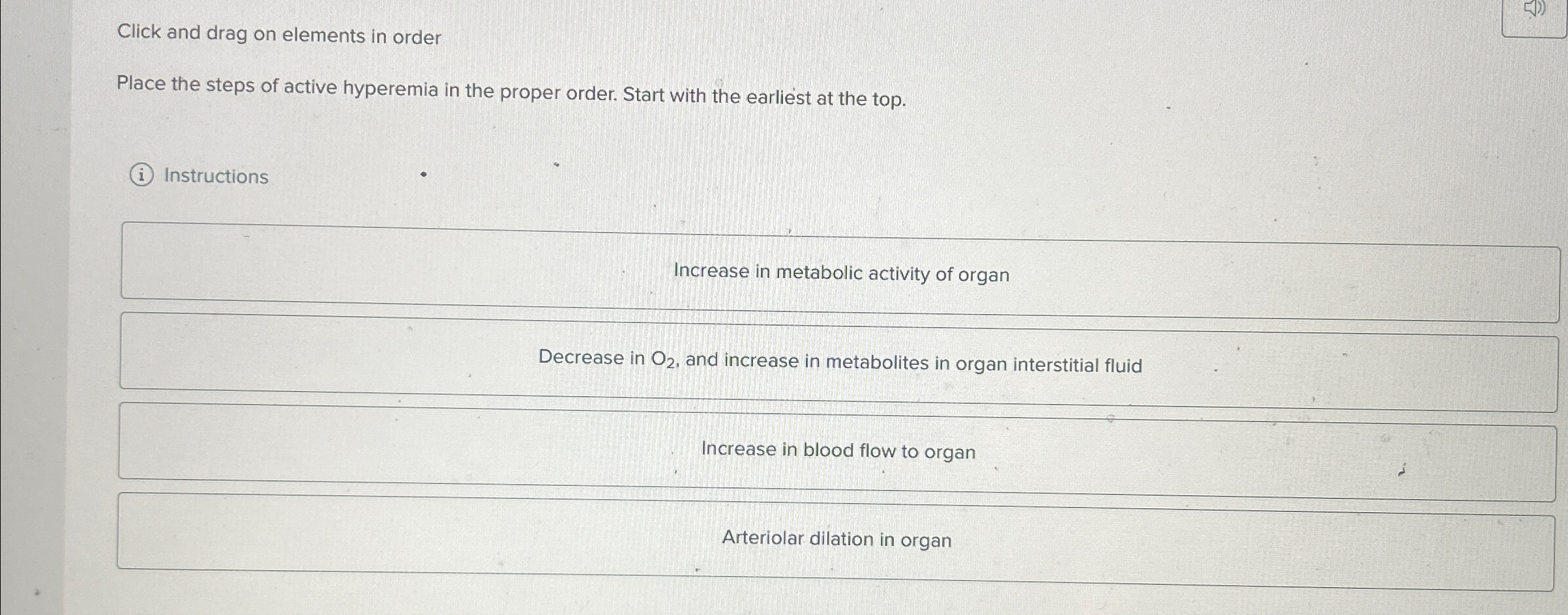 Solved Click and drag on elements in orderPlace the steps of | Chegg.com