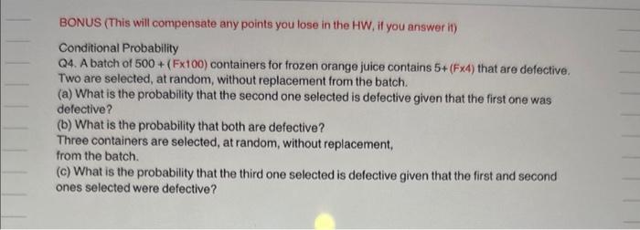 Solved BONUS (This will compensate any points you lose in | Chegg.com