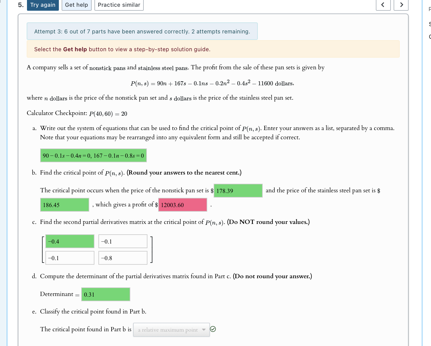Select the Get help button to ﻿view a step-by-step | Chegg.com