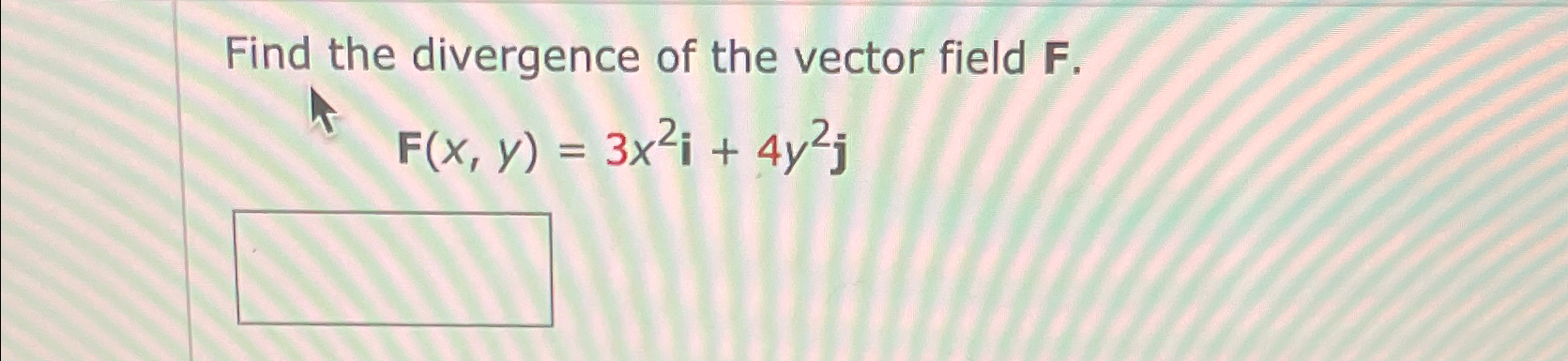 Solved Find the divergence of the vector field | Chegg.com