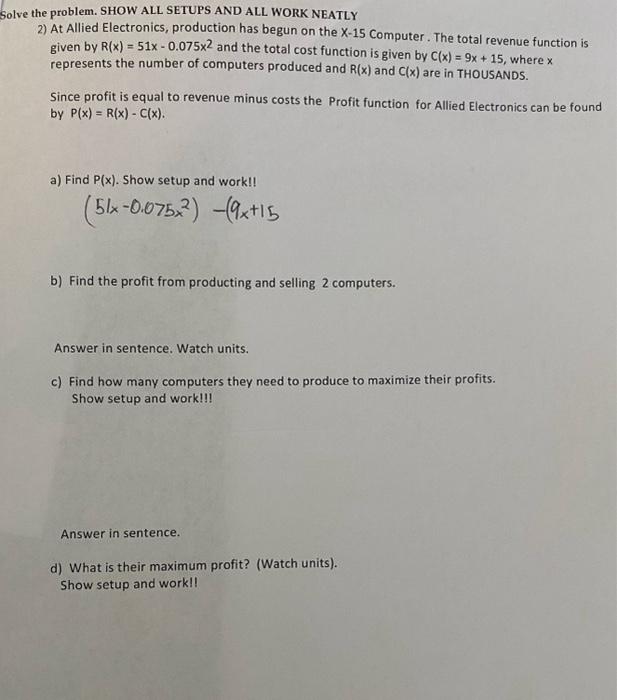 Solved hello, can you please help with all parts of this | Chegg.com