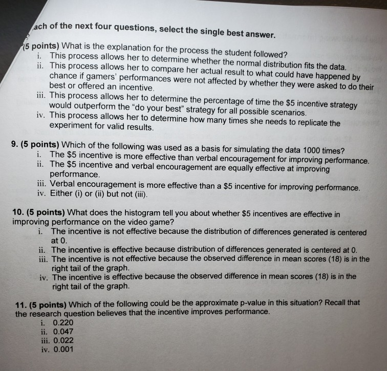 Use the following information to answer the questions | Chegg.com