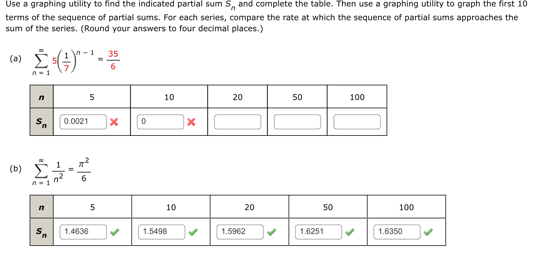 Solved Use a graphing utility to find the indicated partial | Chegg.com