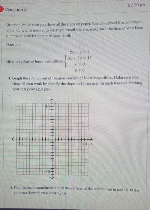 Solved Direction: Make sure you show all the steps on paper. | Chegg.com