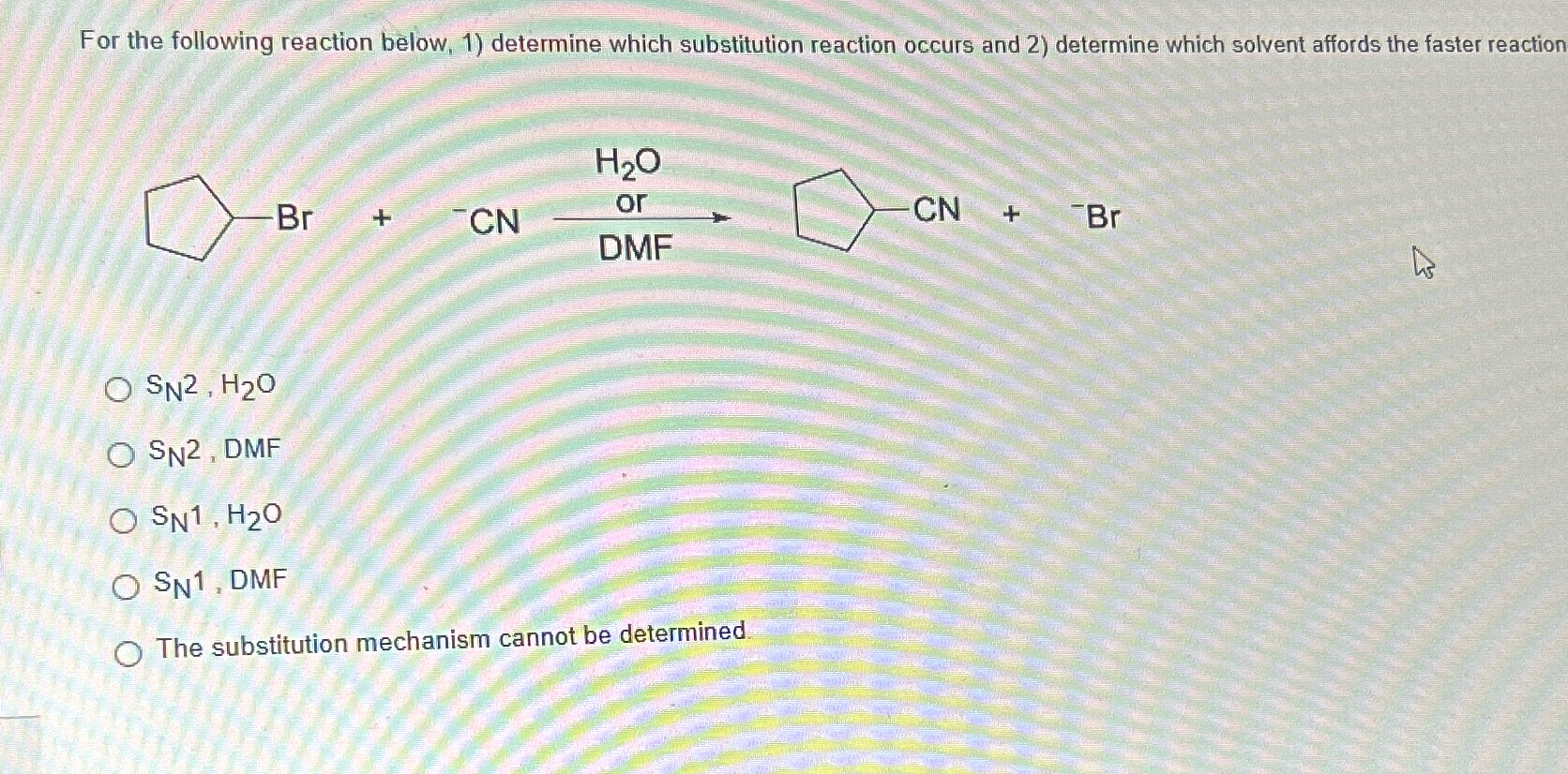 Solved For the following reaction below, 1) ﻿determine which | Chegg.com