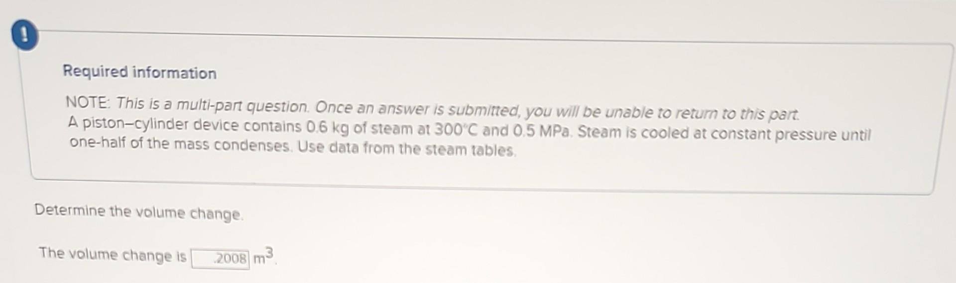 Solved Required information NOTE: This is a multi-part | Chegg.com