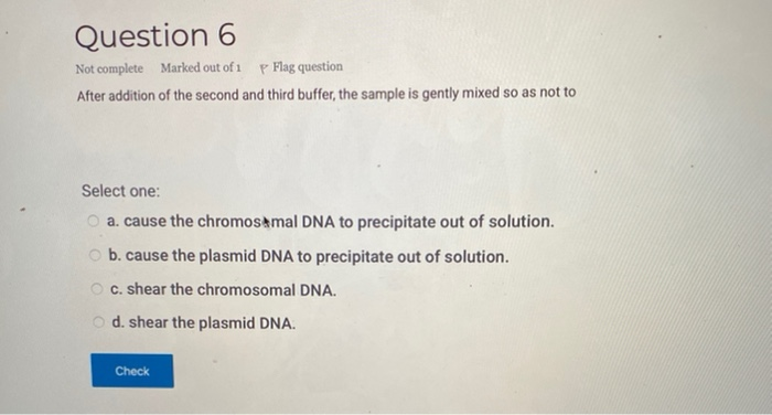 The lysis buffer contains a detergent called sodium | Chegg.com