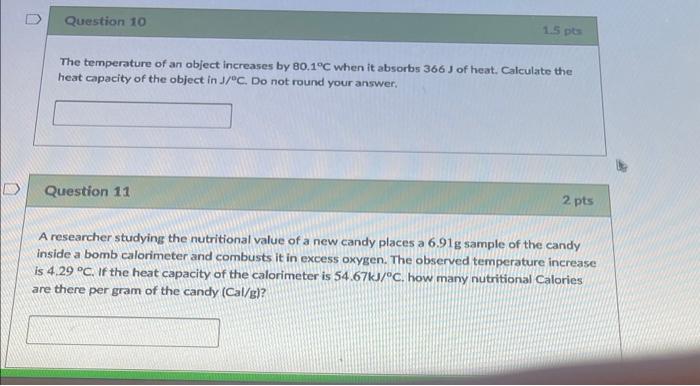 Solved The temperature of an object increases by 80.1∘C when | Chegg.com