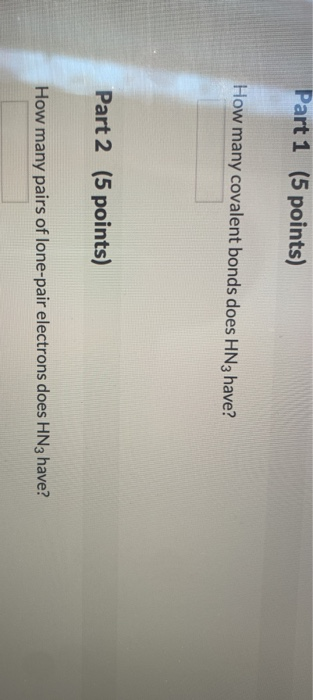 Solved Draw the Lewis structure of hydrazoic acid (HN3) | Chegg.com