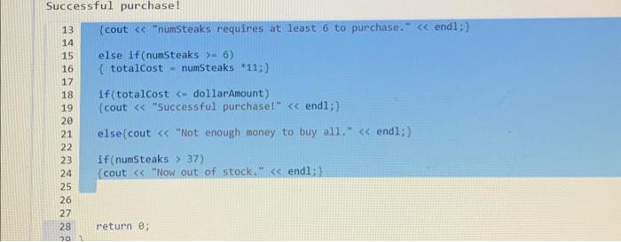 Solved C++ help please. Im not sure what im doing wrong. My | Chegg.com