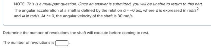Solved NOTE: This is a multi-part question. Once an answer | Chegg.com