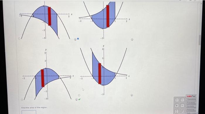 Solved Siketch the regitin enososed by the graphs of the | Chegg.com