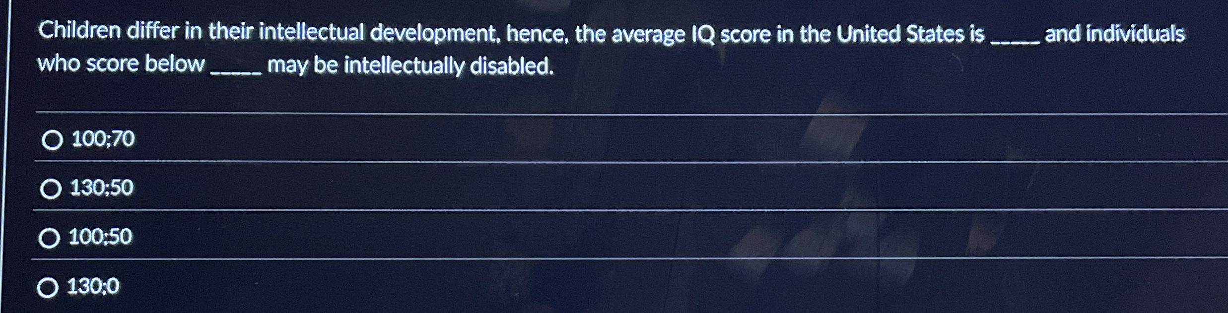 Solved Children differ in their intellectual development, | Chegg.com