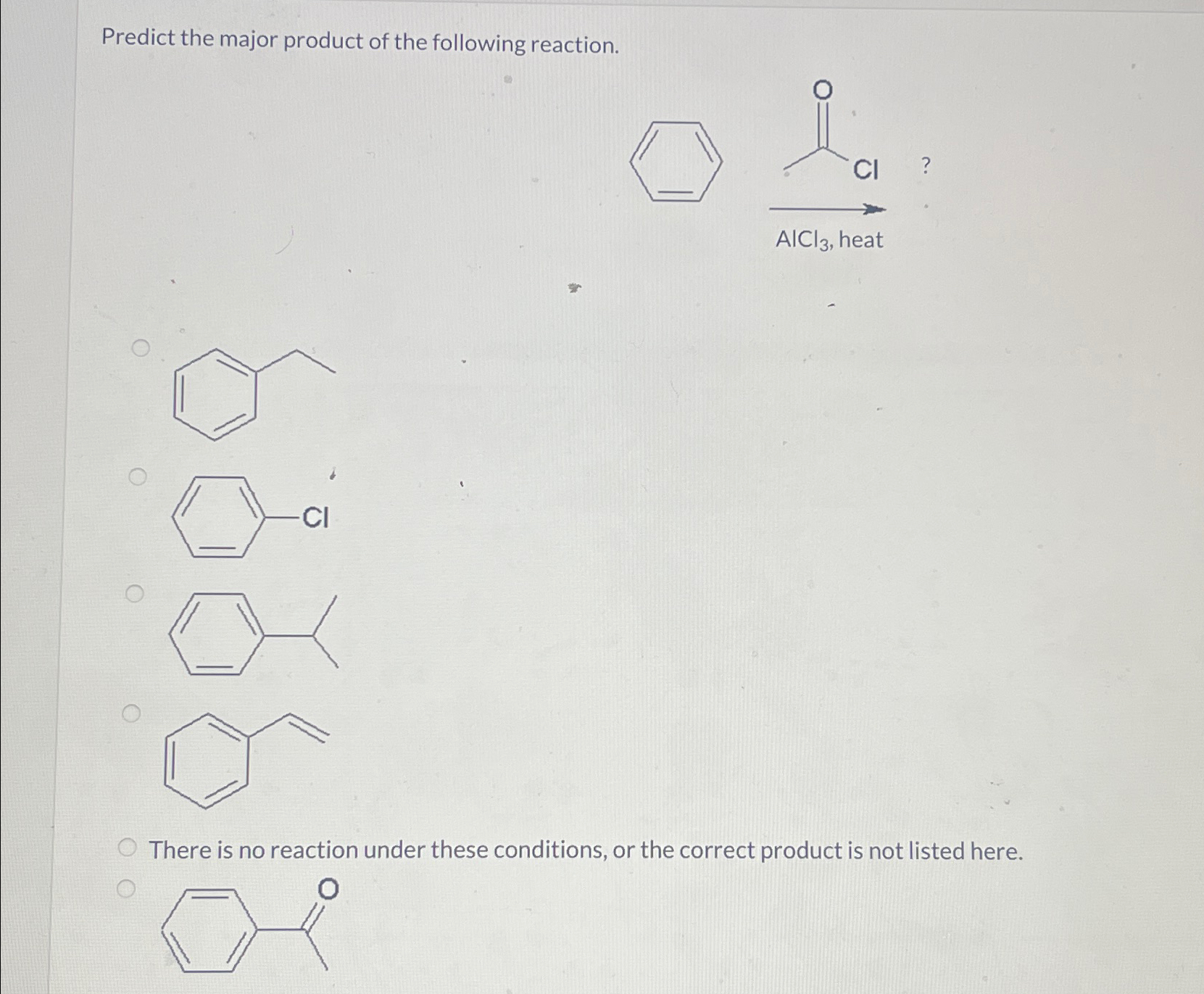 Solved Predict the major product of the following | Chegg.com