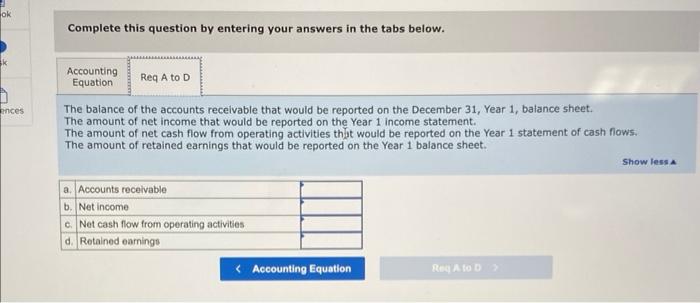 Solved Exercise 2-1A (Static) Effect of collecting accounts | Chegg.com