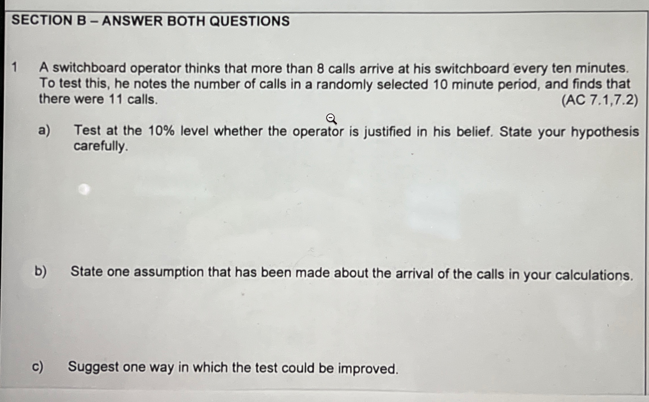 Solved SECTION B - ﻿ANSWER BOTH QUESTIONS1 ﻿A switchboard | Chegg.com