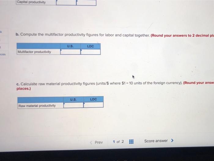 Solved A U.S. manufacturing company operating a subsidiary | Chegg.com