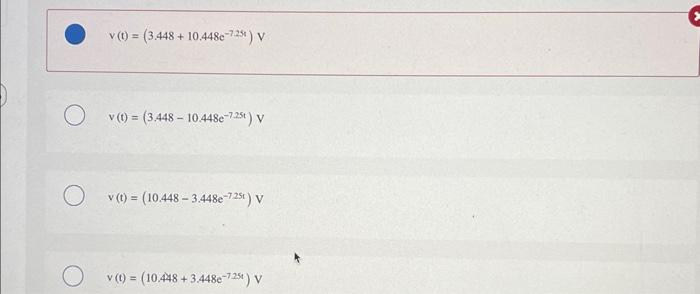 Solved For the circuit in the figure, identify the correct | Chegg.com