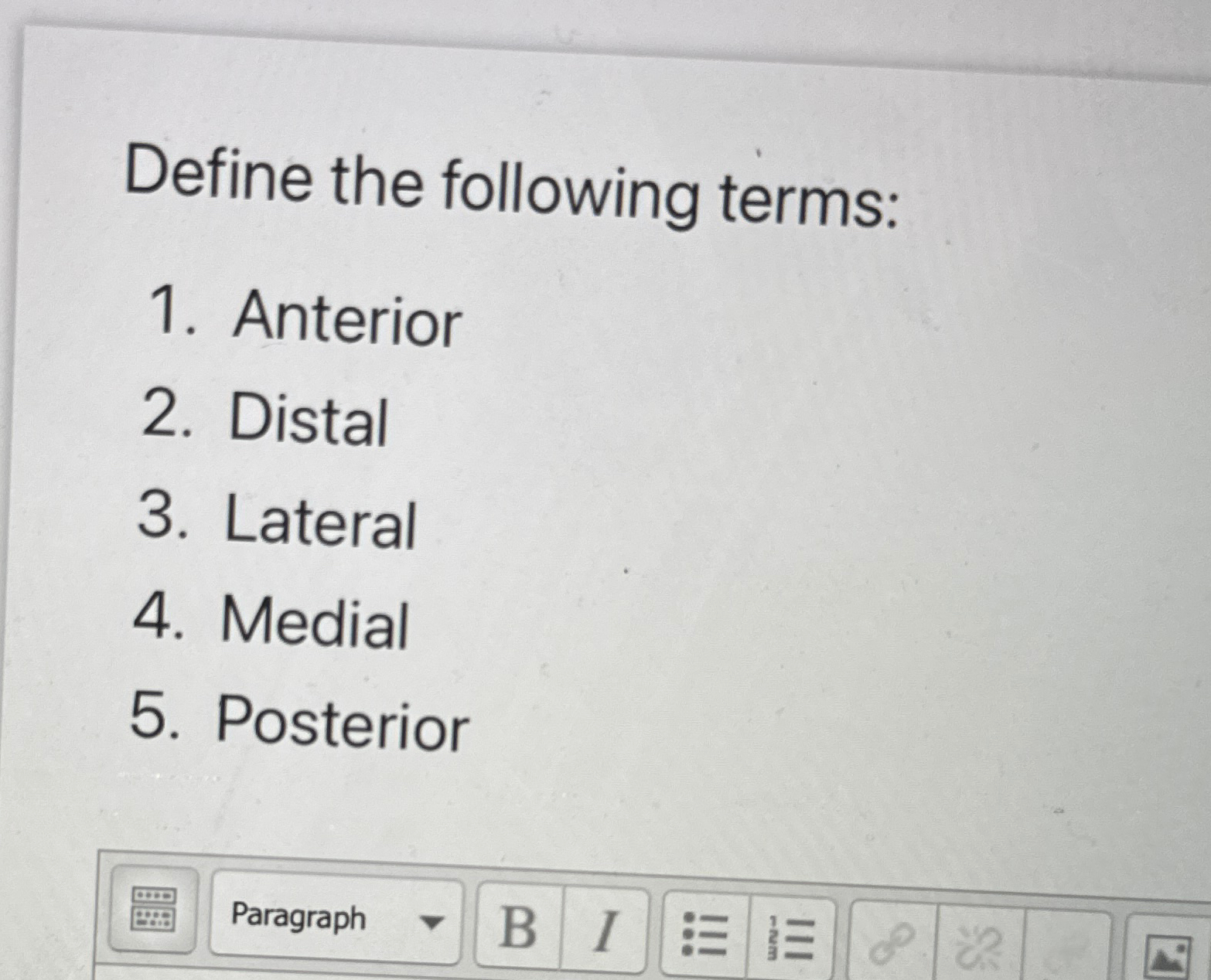 Solved Define the following | Chegg.com