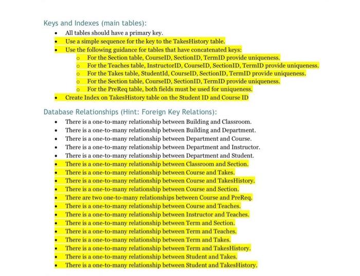 Solved CIS-254 Database Programming Final Project - Part I | Chegg.com