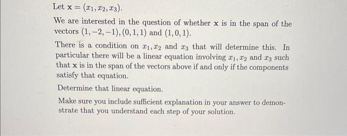 Solved Let x=(x1,x2,x3). We are interested in the question | Chegg.com