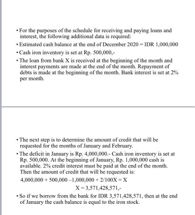 In this example, for example, the amount of credit | Chegg.com