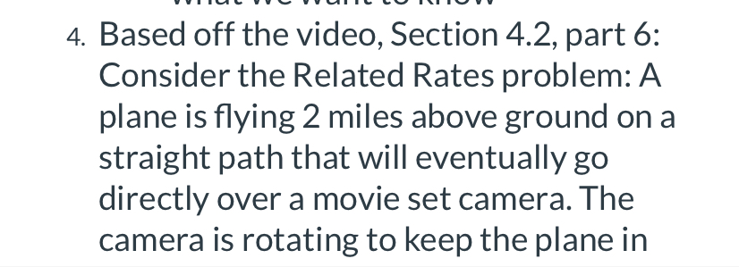 Based off the video, Section 4.2, ﻿part 6: Consider | Chegg.com