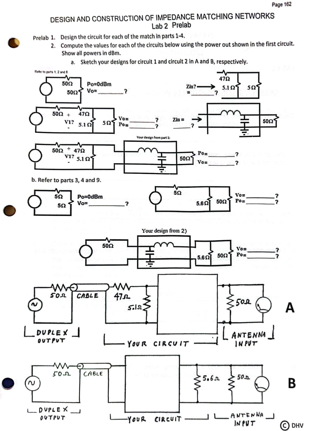 Page 162DESIGN AND CONSTRUCTION OF IMPEDANCE MATCHING | Chegg.com