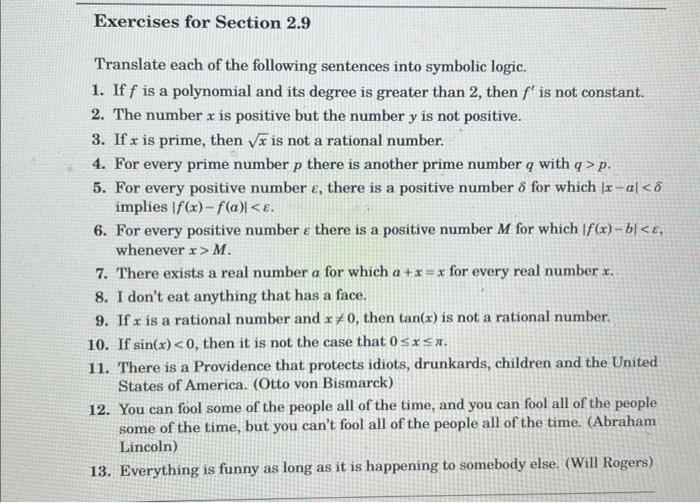 Solved Translate each of the following sentences into | Chegg.com
