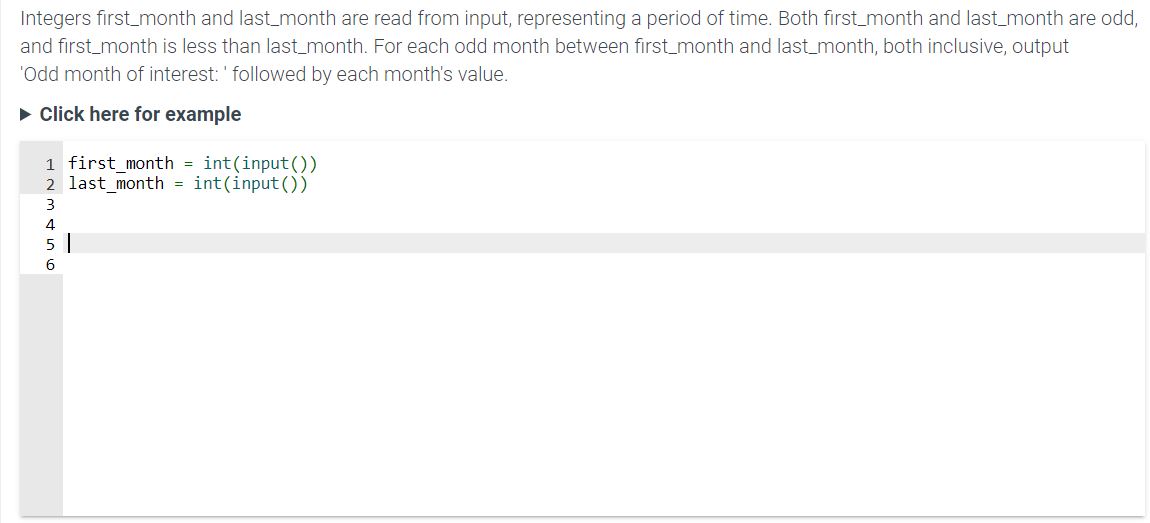 Solved Integers first_month and last_month are read from | Chegg.com