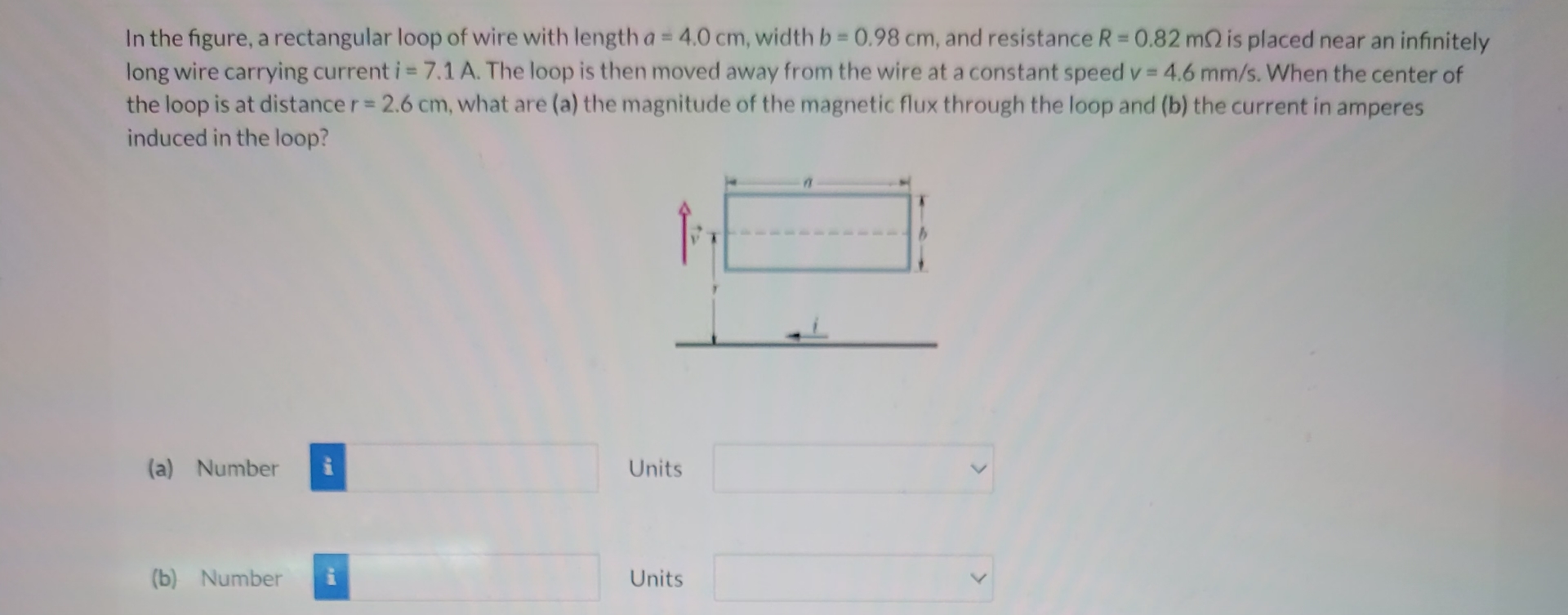In the figure, a rectangular loop of wire with length | Chegg.com