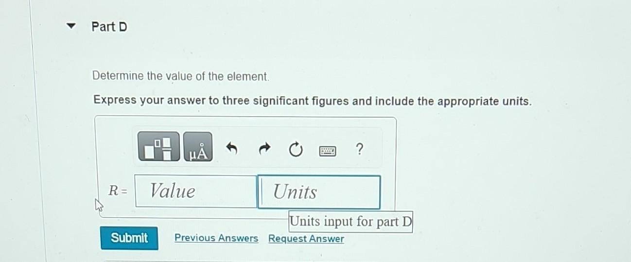 Solved A certain circuit element is known to be a | Chegg.com