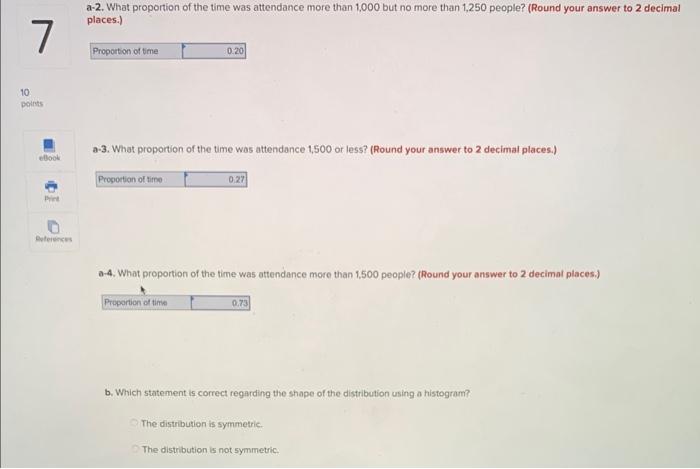 Solved a-1. Construct the relative frequency distribution | Chegg.com