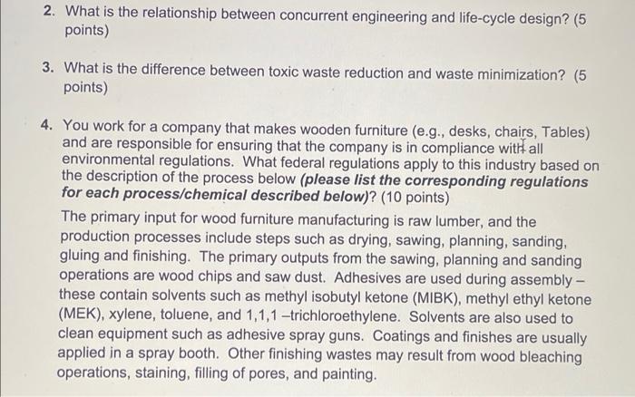 Solved 2. What is the relationship between concurrent | Chegg.com