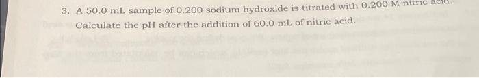 Solved Calculate the pH of a buffer solution that is 0.200M | Chegg.com
