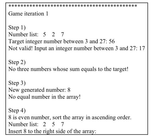 Solved Vrite a program to design and implement a game named | Chegg.com