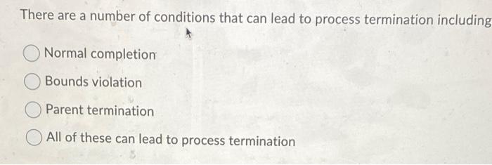 Solved There are a number of conditions that can lead to | Chegg.com