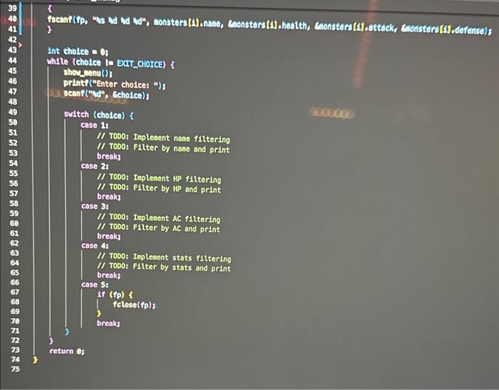 Solved Write a program that sorts monsters based on each of | Chegg.com